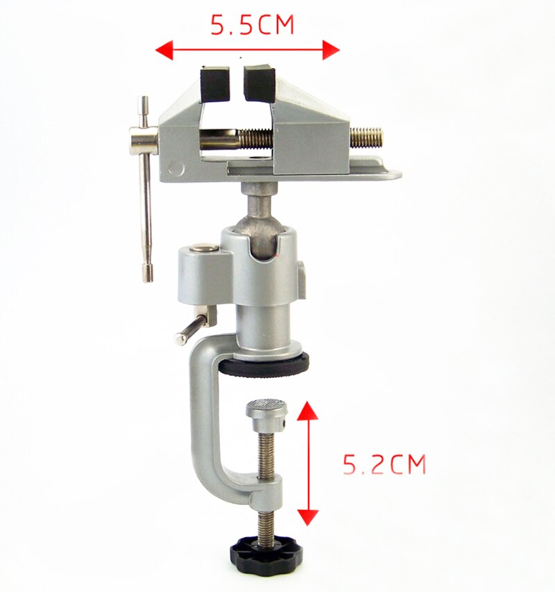 mini table torno vise Universal Aluminum Alloy 360... – Grandado