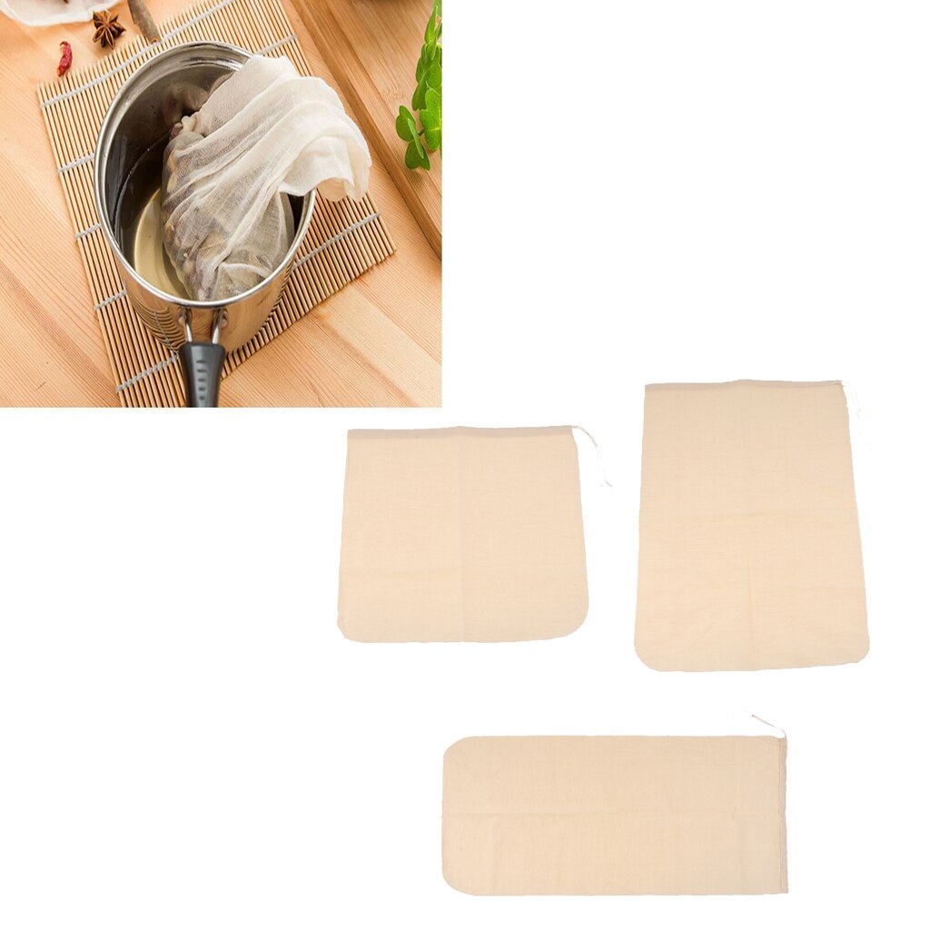 Milk Fine Cotton Strainer Bag Cheesecloth Juices C... – Vicedeal