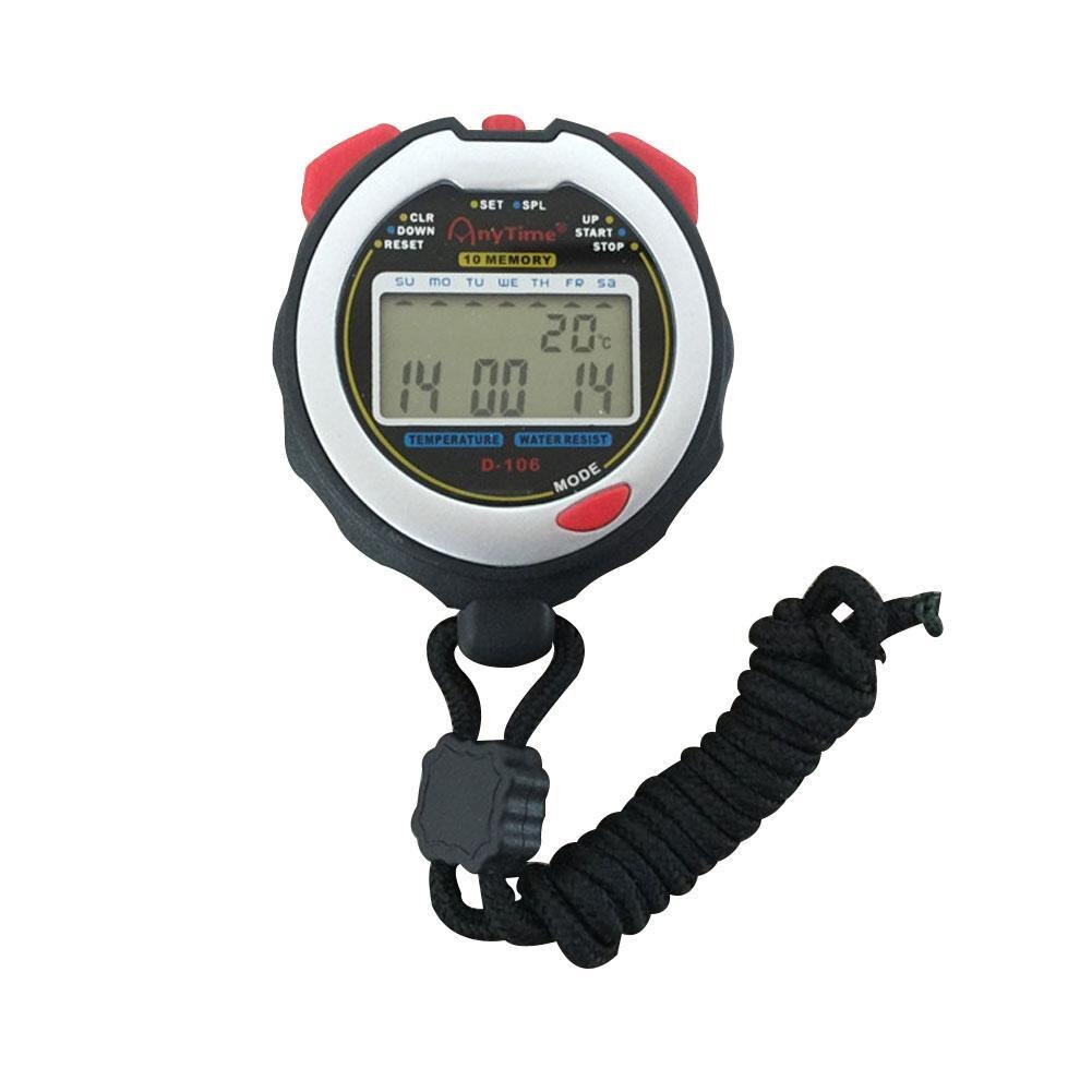 Portable Running Stopwatch Sport Counter Alarm Ref Vicedeal