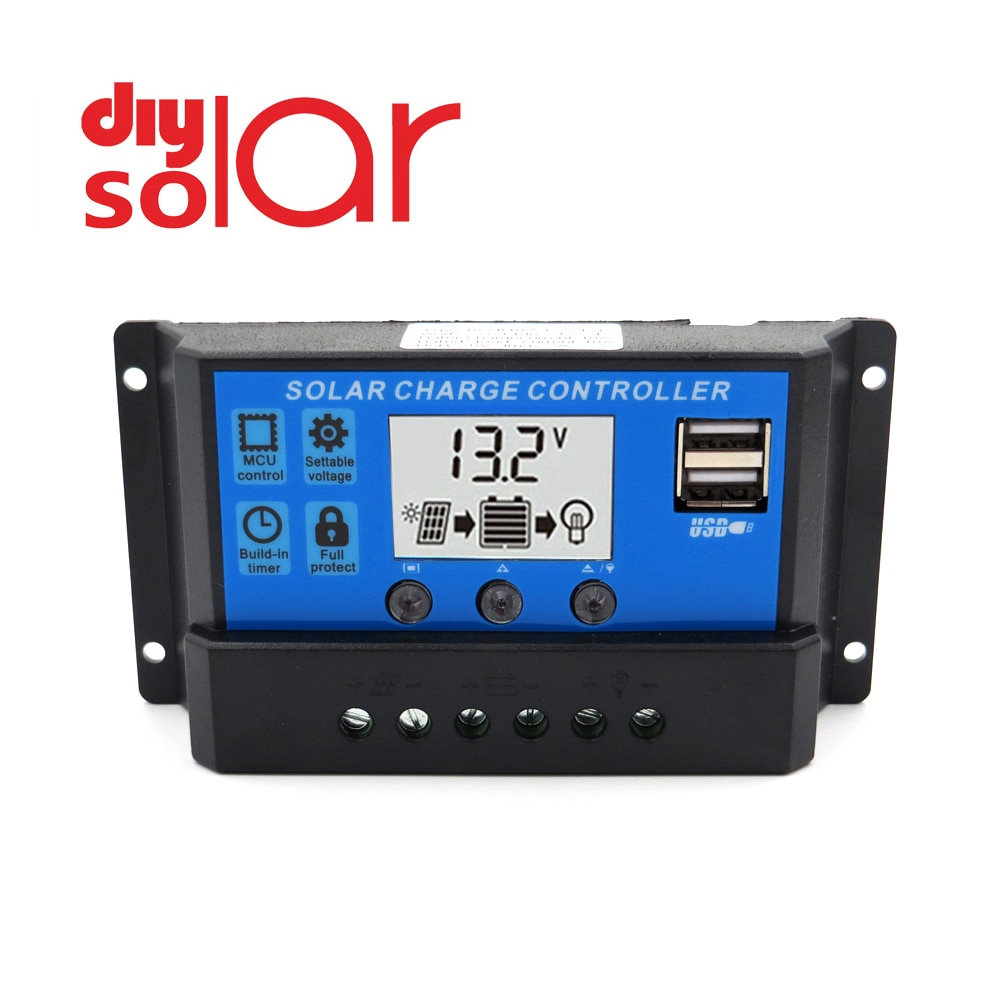 10A 20A 30A Solar Charge Controller 12V 24V Auto P... – Vicedeal