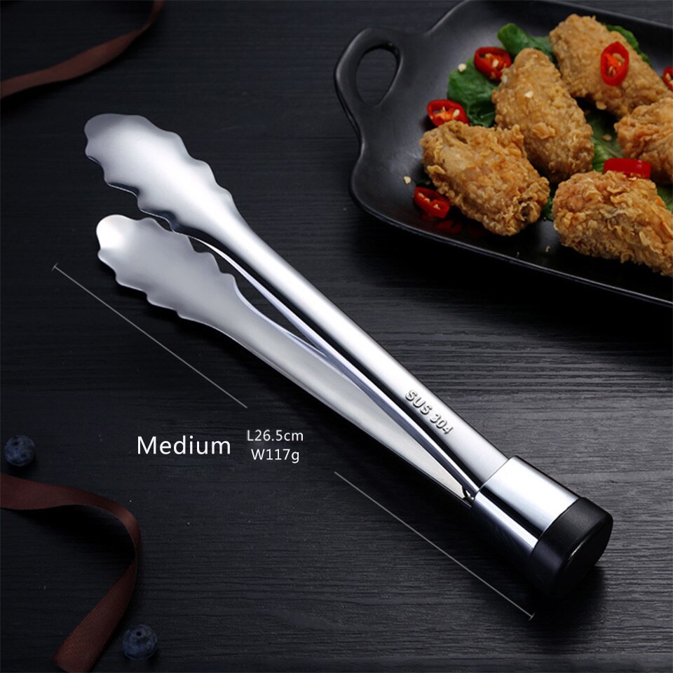 Kitchen Utensils Food Tong 304 Stainless Steel Coo... – Grandado