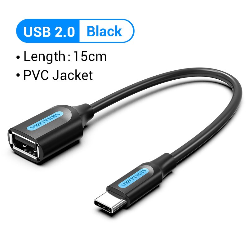 Drag Usb C Otg Kabel Usb Type 2.0 C Male Naar Usb ... – Vicedeal