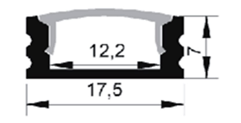 QSG-1707; perfil de aluminio LED (anodizado color ... – Grandado