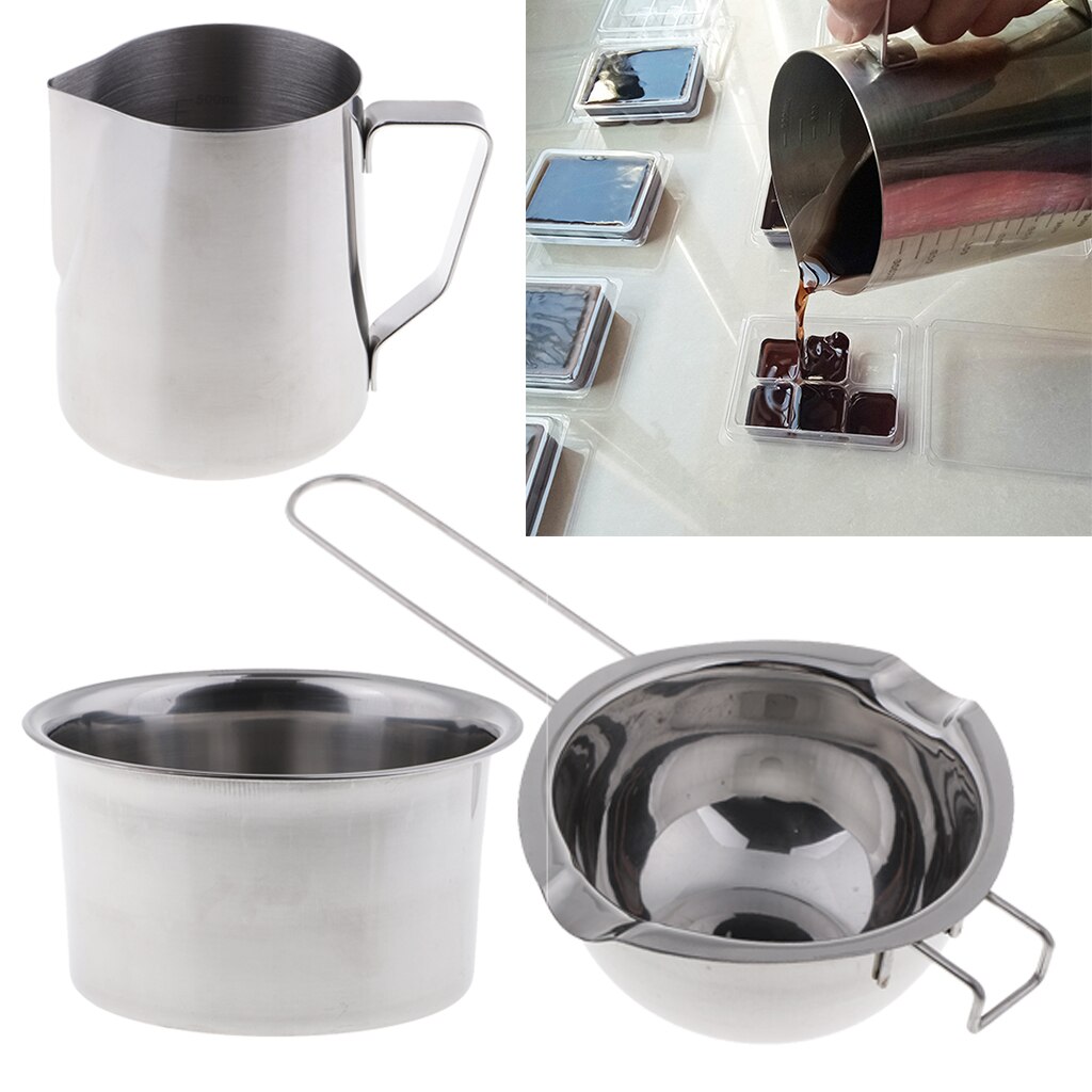 3Pcs/set Stainless Steel Frothing Pitcher Assorted... – Grandado