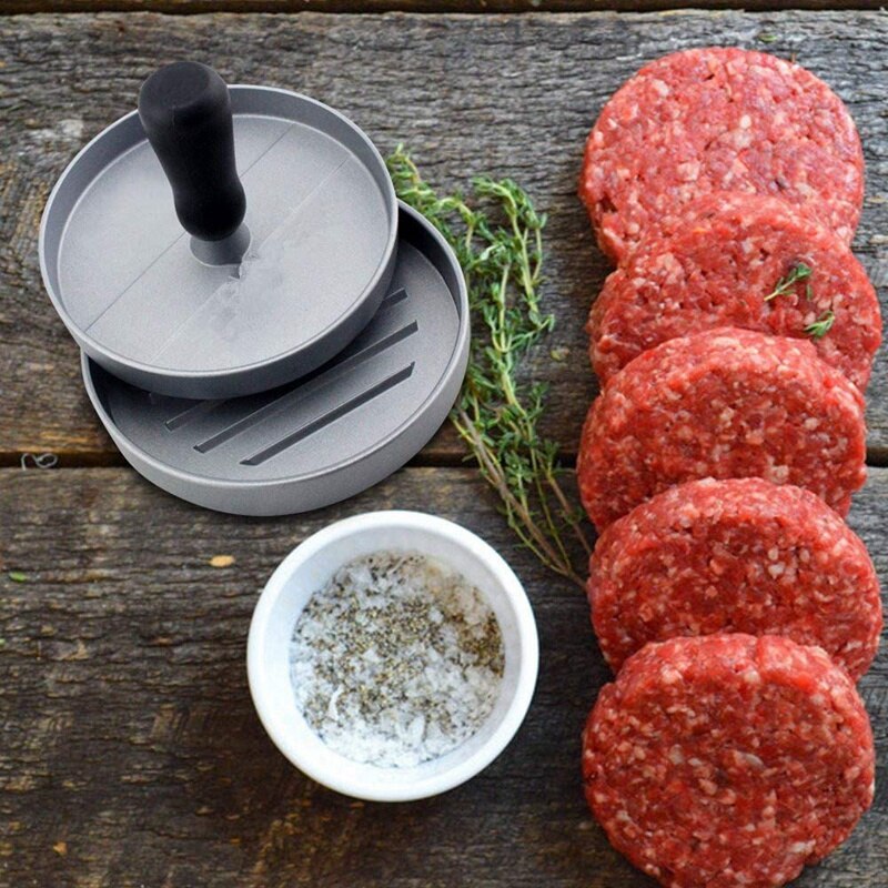 Burger Press Non-Stick Aluminum Alloy + PP Hamburg... – Grandado