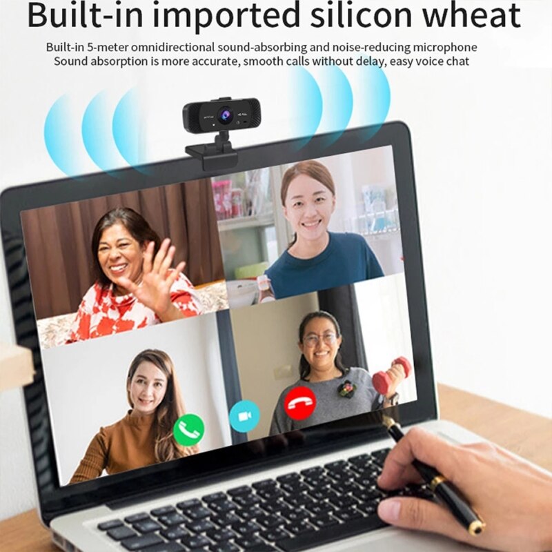 High Definition Webcam 1080P with Built-in Microph... – Vicedeal