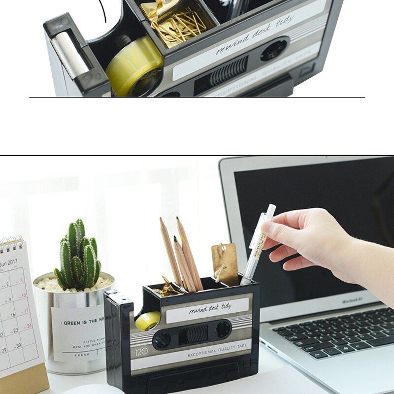 w44 cassette Stationery Desk cassette tape Table S... – Grandado