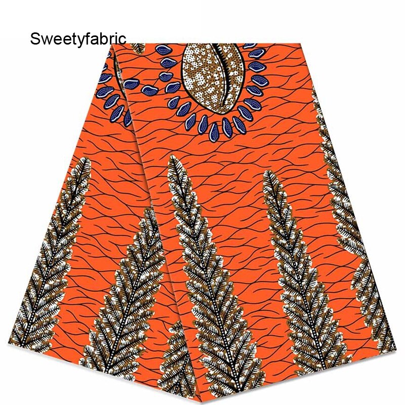 Afrikaanse Stof 100% Katoen Ankara Boom Print Wax ... – Grandado