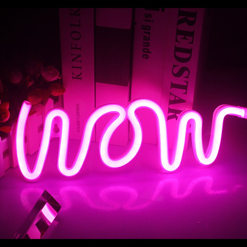 Wanxing WOW Hello LED Neon Light Sign Letters Neon... – Vicedeal