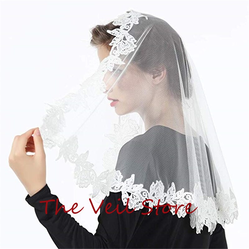Women Small Mantilla Veils For Church Head coverin... – Grandado