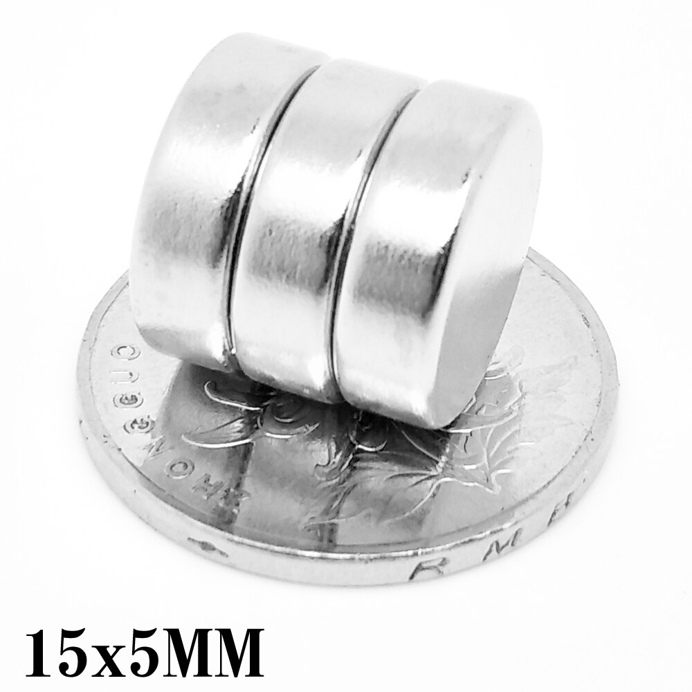 2/5/10/20/50PCS 15x5 Round Powerful Strong Magneti... – Vicedeal
