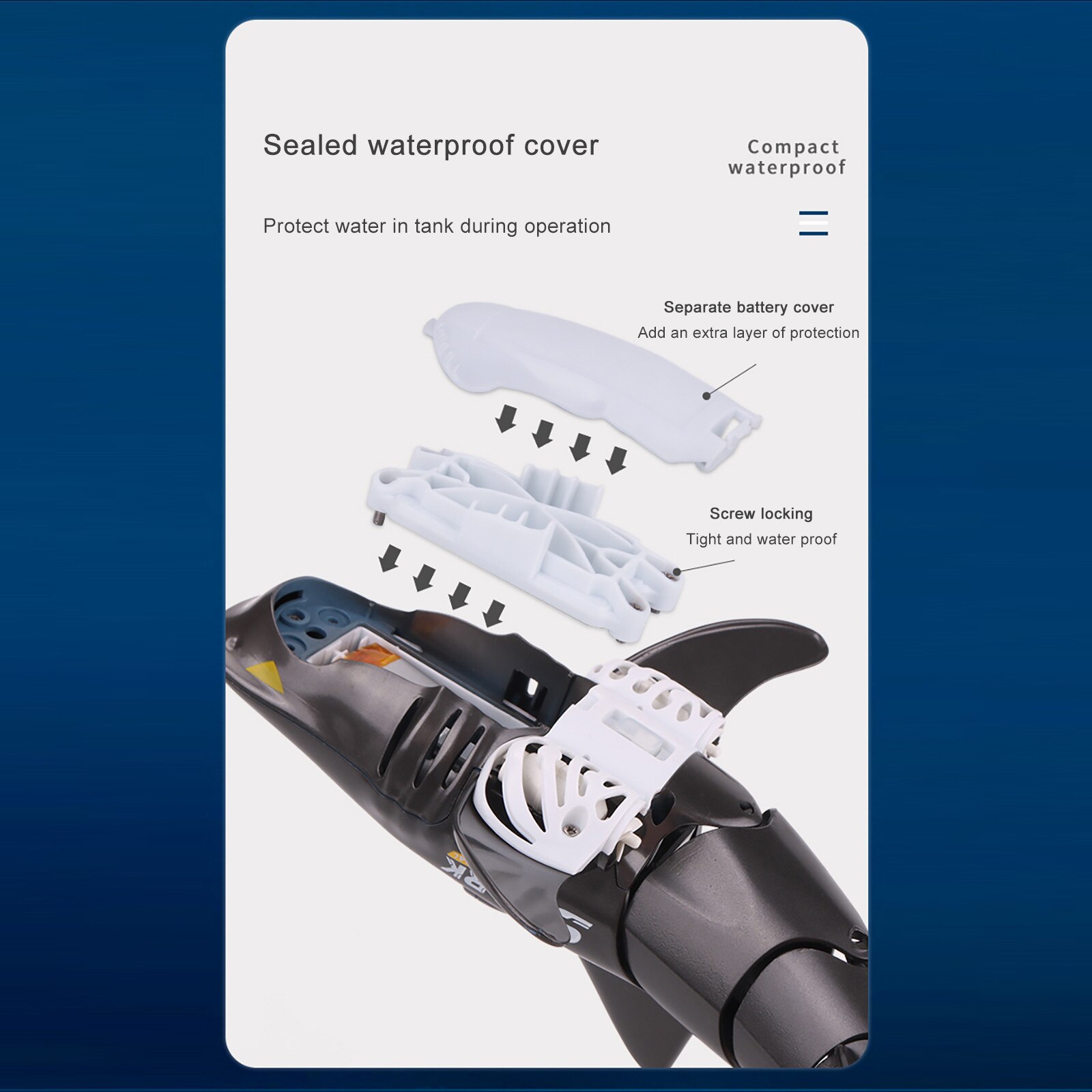 RC Mini Radio Remote Control Electric Big Fish Con... – Grandado