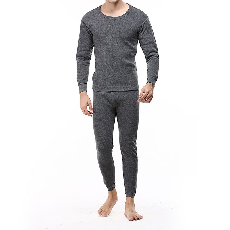 Men Thermal Underwear Set Long Inner Wear Pajama T... – Grandado