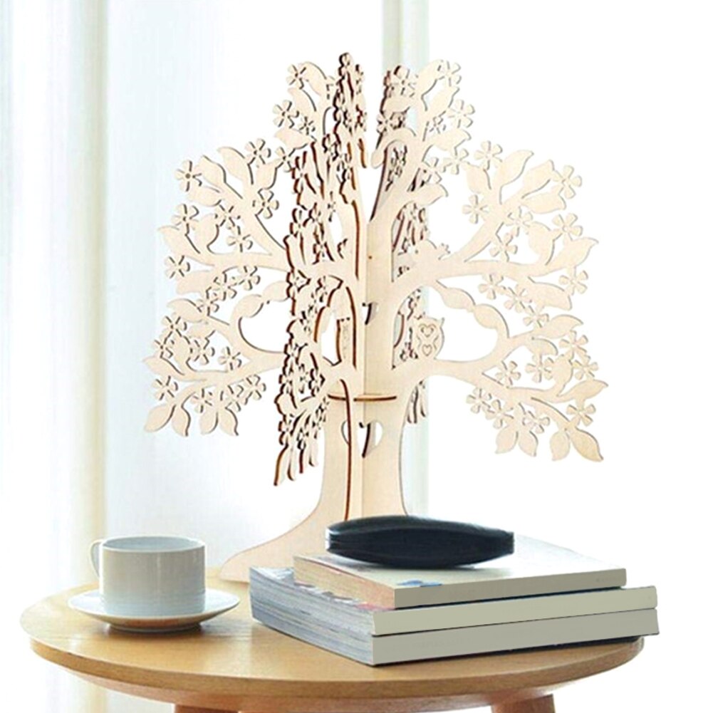 Wedding Wishing Tree Set Wooden Ornaments Home Bab... – Grandado