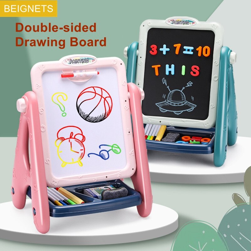 Kids Double Sided Drawing Board Set Multifunction ... – Vicedeal