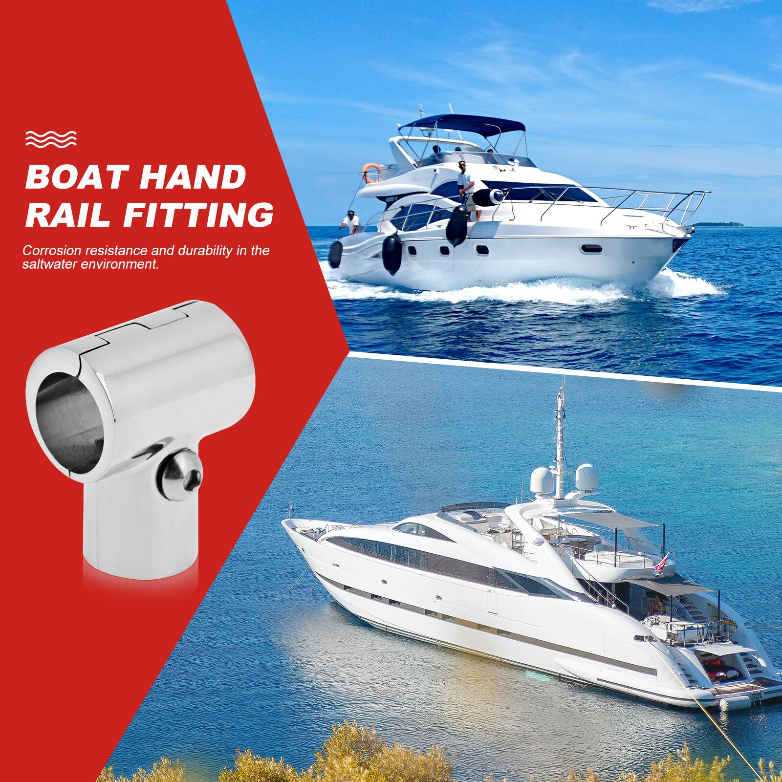 25mm Boat Hand Rail Fitting Boat Yacht Handrail Fi... – Grandado