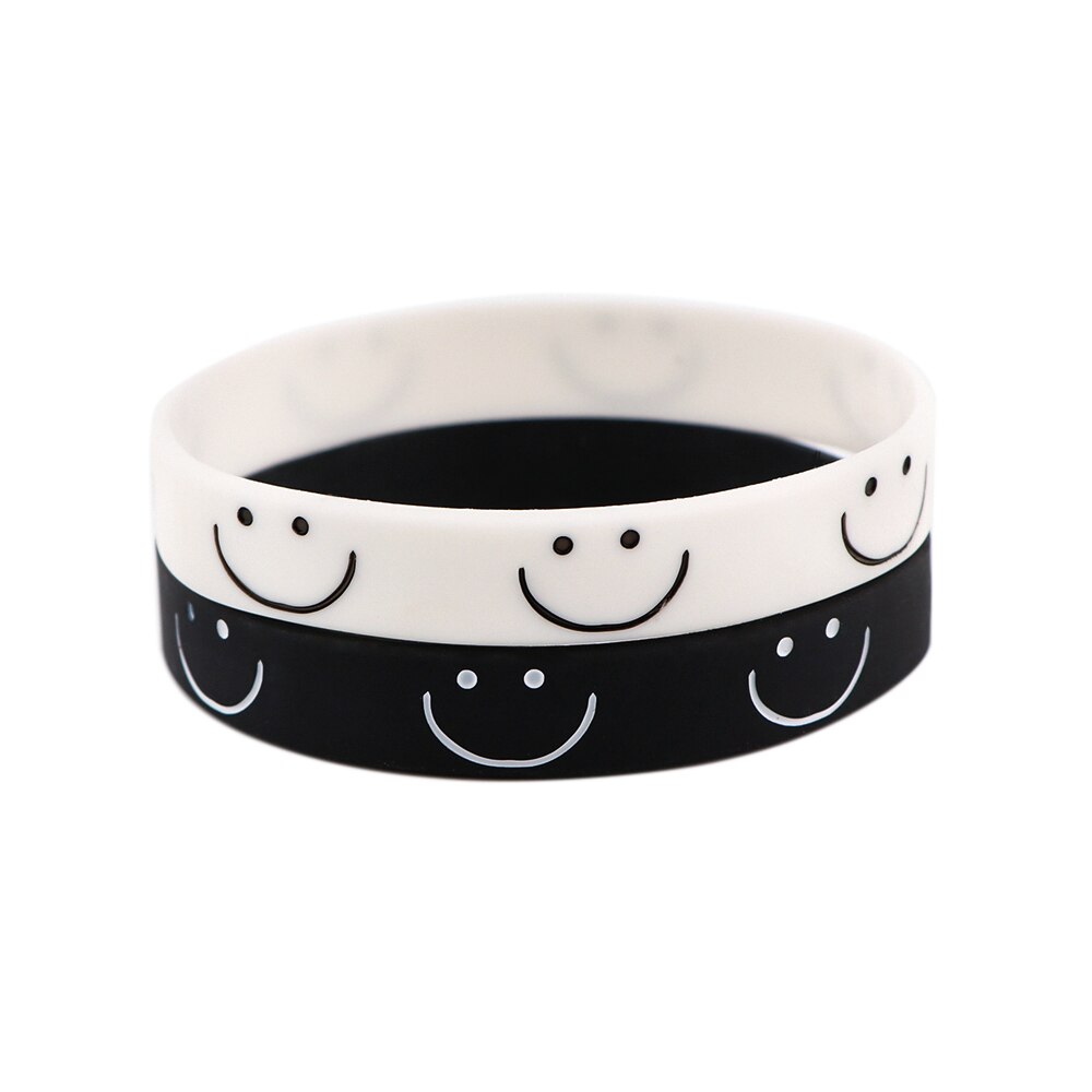 J3689 Simple Smiling Face Rubber Bracelets For Men... – Grandado