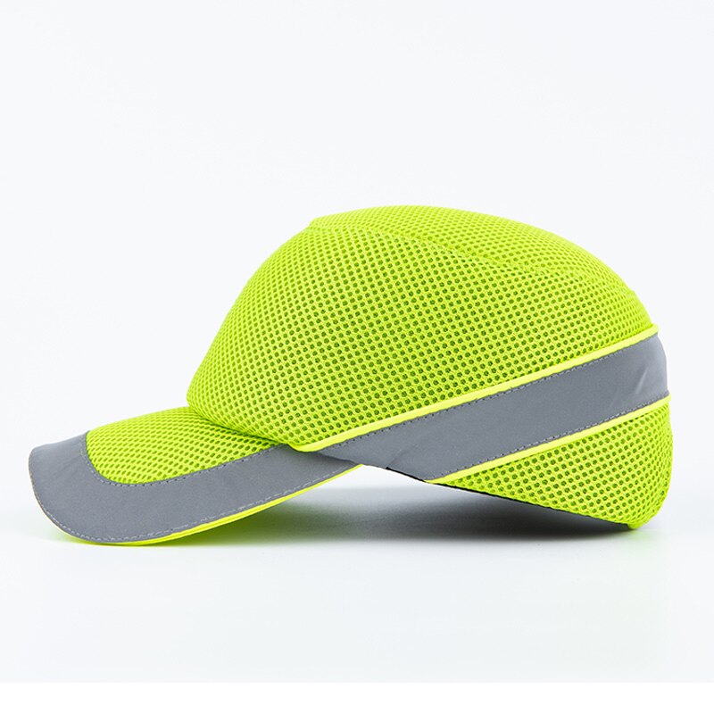 Männer Schwarz Sicherheit Bump Cap Mit Reflektiere... – Vicedeal