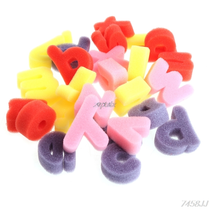 Alphabet Shaped 26 Sponge Letter Set Children Kids... – Grandado
