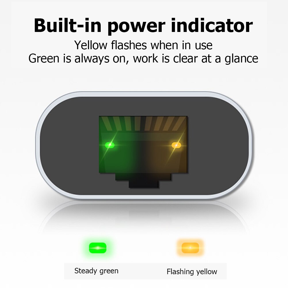 Ethernet Adapter Network Card Usb Type C To Rj45 E Grandado