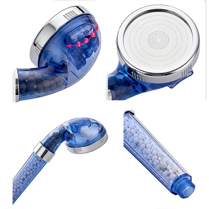 High Pressure Saving Water Shower Head 3 Modes Abj... – Grandado