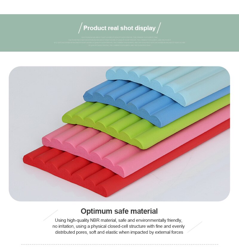 2M Baby Safety Foam Strip W Type Table Desk Edge C... – Grandado