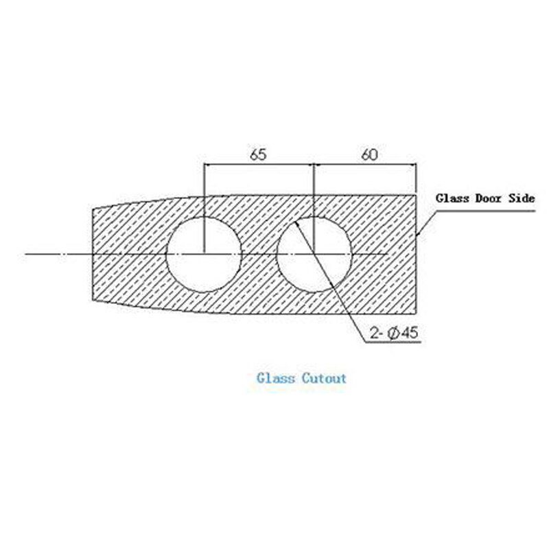 Entry Gate 10-12mm Glass Door Locks W Key Swing an... – Grandado