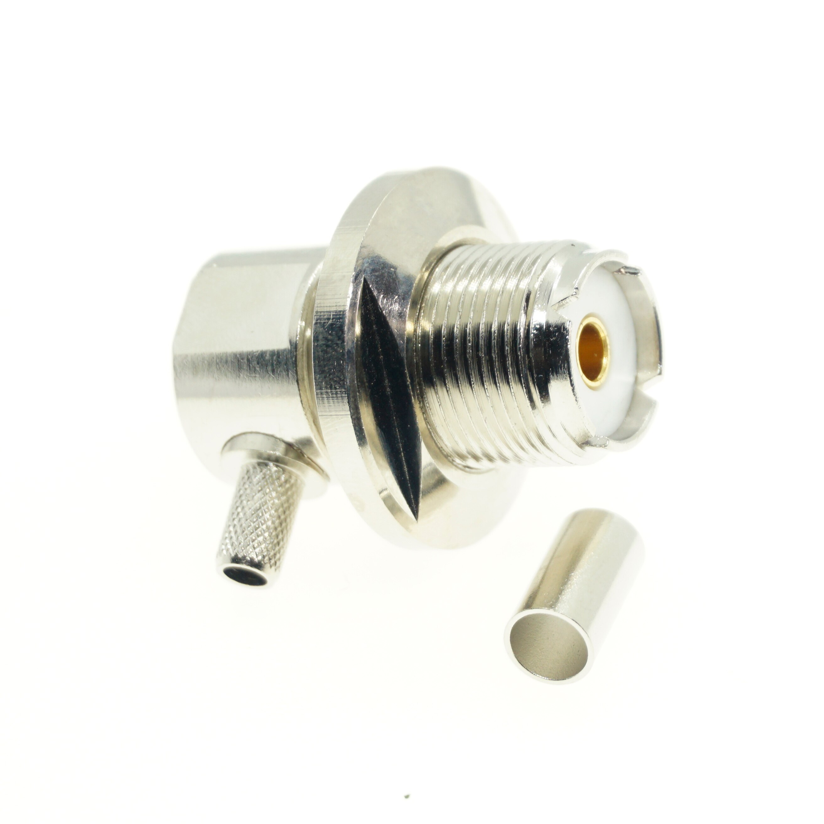 Connector UHF Female PL259 SO239 4 gear Bulkhead P... – Grandado