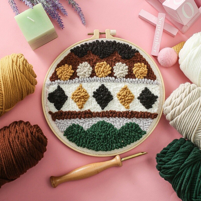 1 Sets Embroidery Starter Kit With Pattern and Ins... – Grandado