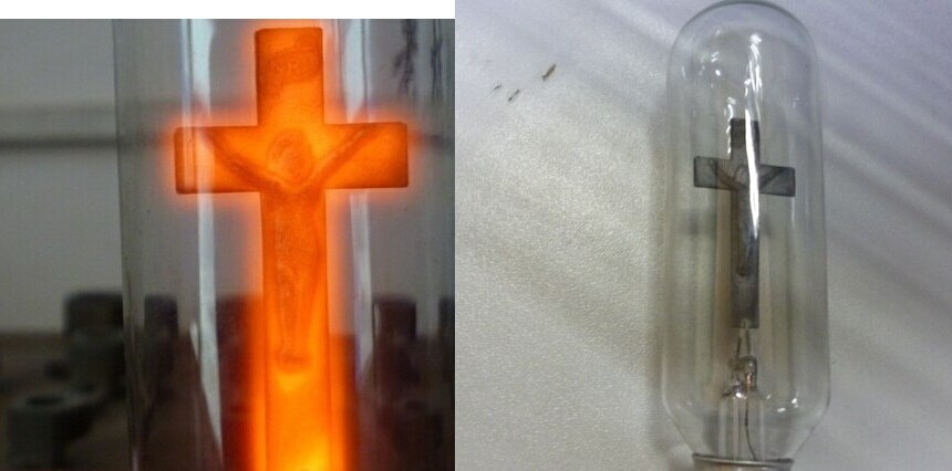 Jesus Cross Light Bulbs, E27 lamp bases flame bulb... – Grandado