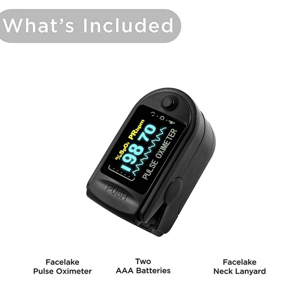 Digital Fingertip Pulse Oximeter SPO2 Heartbeat Pu... – Grandado