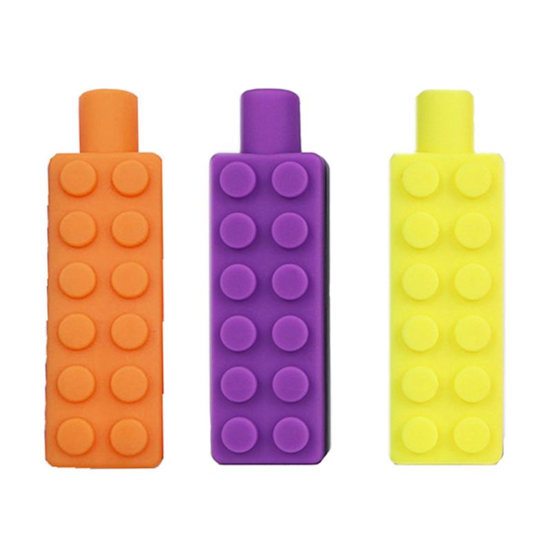 Pencil Toppers, 3 Pack Silicone Therapy Toys Chewy... – Grandado