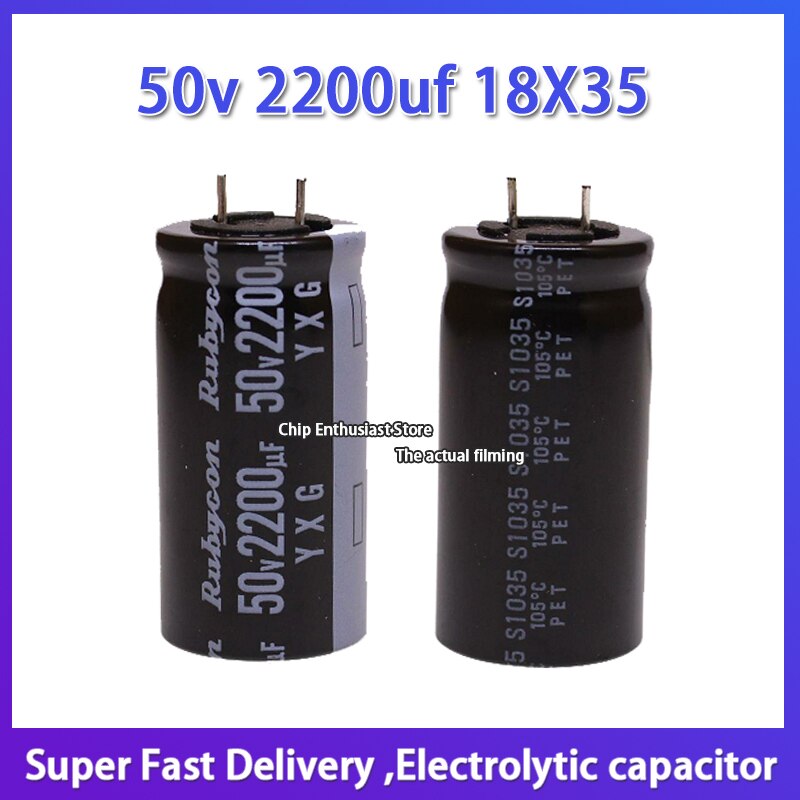 Rubycon imported electrolytic capacitor 50v 2200uf... – Vicedeal