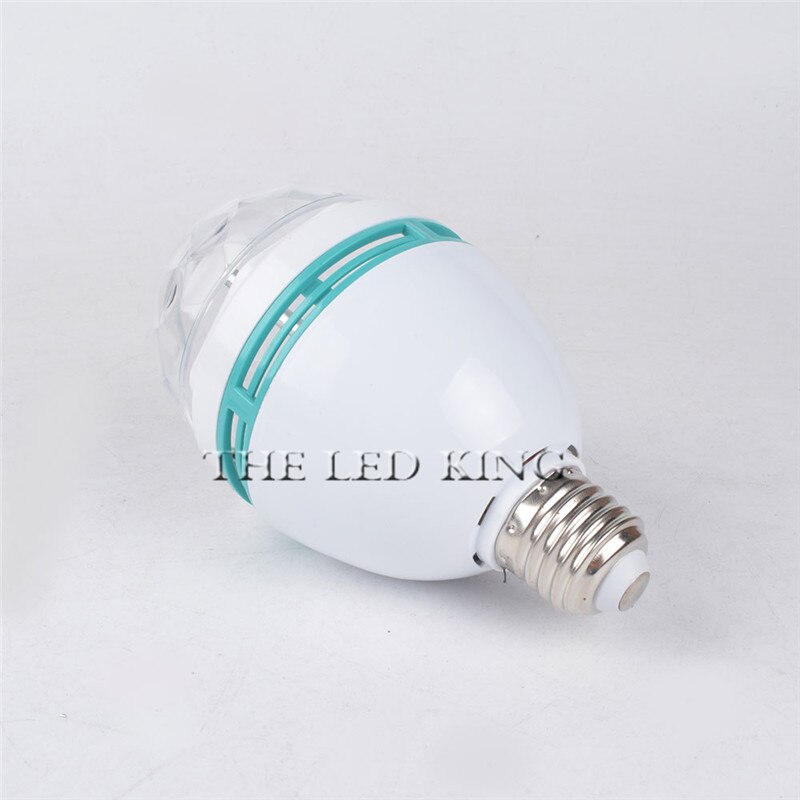 E27 3W 6W 9W Colorful Auto Rotating RGB LED Bulb S... – Grandado