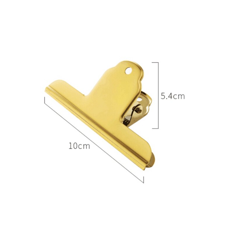 4 PCS Metal Clips Stainless Steel Bulldog Paper Cl... – Vicedeal