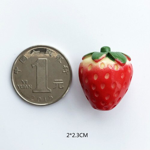 1 Piece 3D Strawberry Magnetic Fridge Magnet Cute ... – Grandado