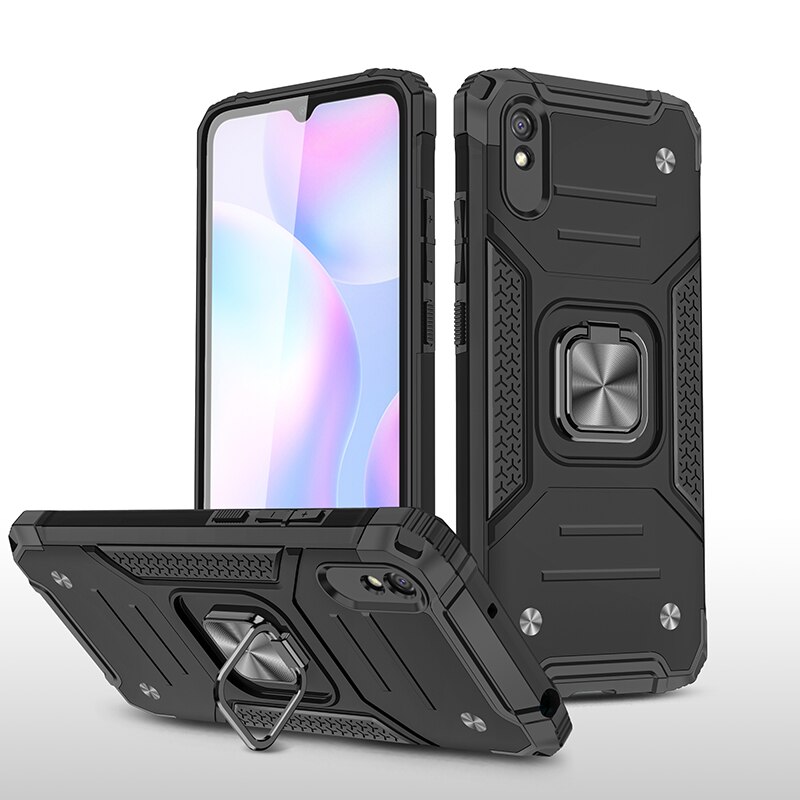 Til xiaomi redmi 9at etui stødsikker panser beskyt... – Grandado