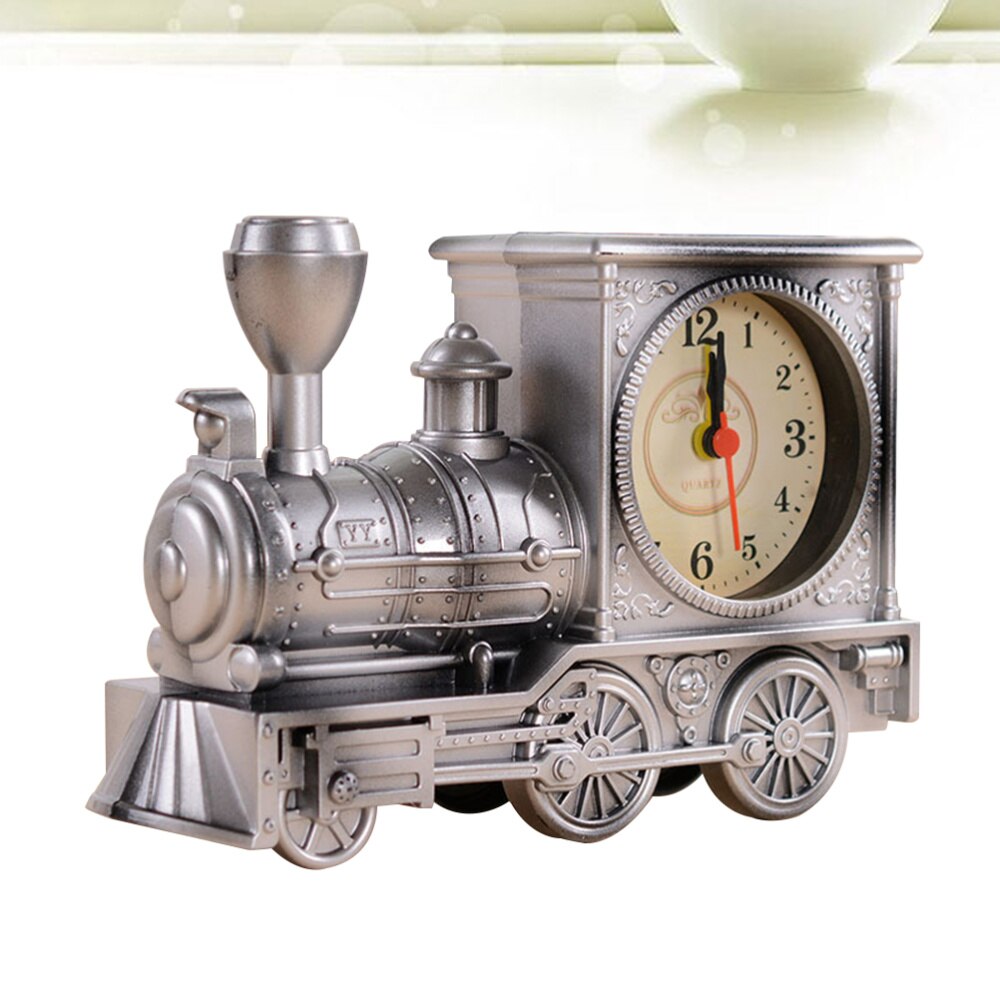 Antique Locomotive Shape Alarm Clock Plastic Model... – Vicedeal