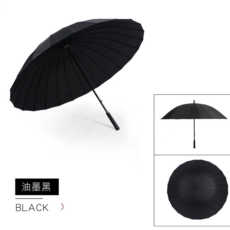 Black Umbrella Windproof Harness Outdoor Long-hand... – Grandado