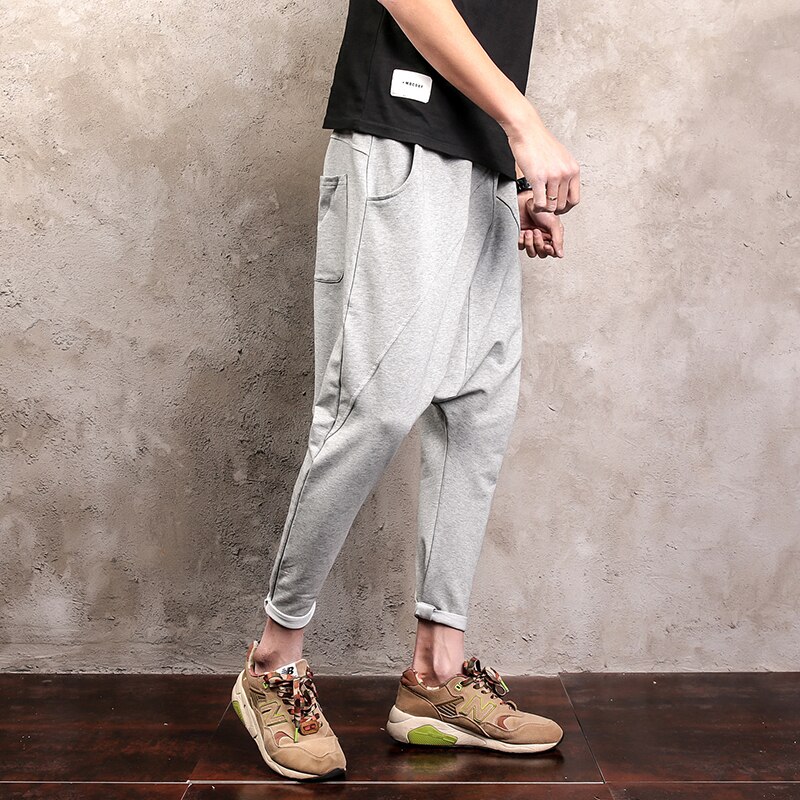 Men Deep Crotch Baggy Sweatpants Hip Hop punk styl... – Vicedeal