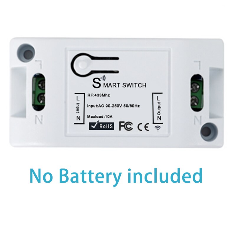 Smart trådløs touch switch 1/2/3 gang 433 mhz rf l... – Vicedeal