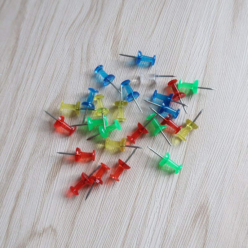 50PCS Clear Push Pins Drawing Pins Notice Cork Boa... – Grandado