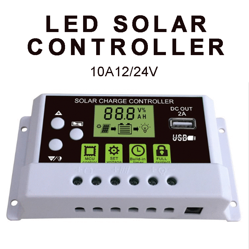 Universal 10A Auto Solar Charge Controller Panel P... – Vicedeal