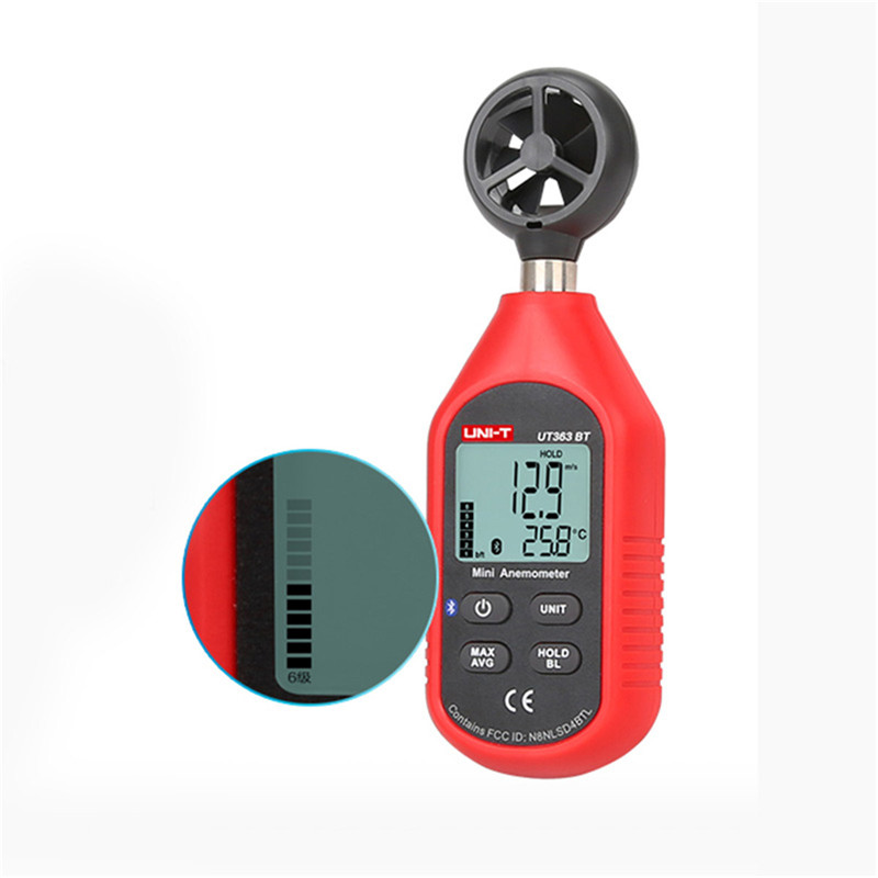 UNI-T Wind Speed Meter UT363BT Digital Bluetooth P... – Grandado