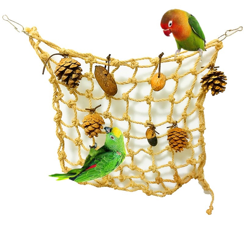 Pet Bird Hanging Toy Parrots Cage Cockatoos Bird T... – Vicedeal