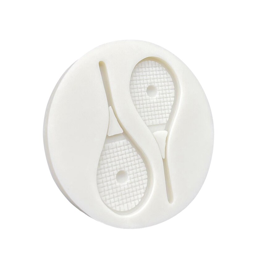 Tennis Racket Silicone Sugarcraft Mold Resin Tools... – Vicedeal