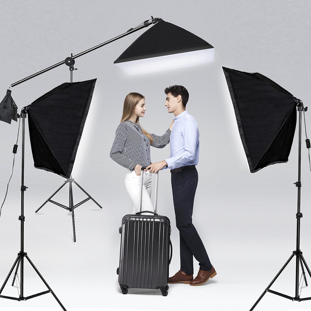 Photo Studio 58W Softbox Kit Photographic Lighting... – Vicedeal