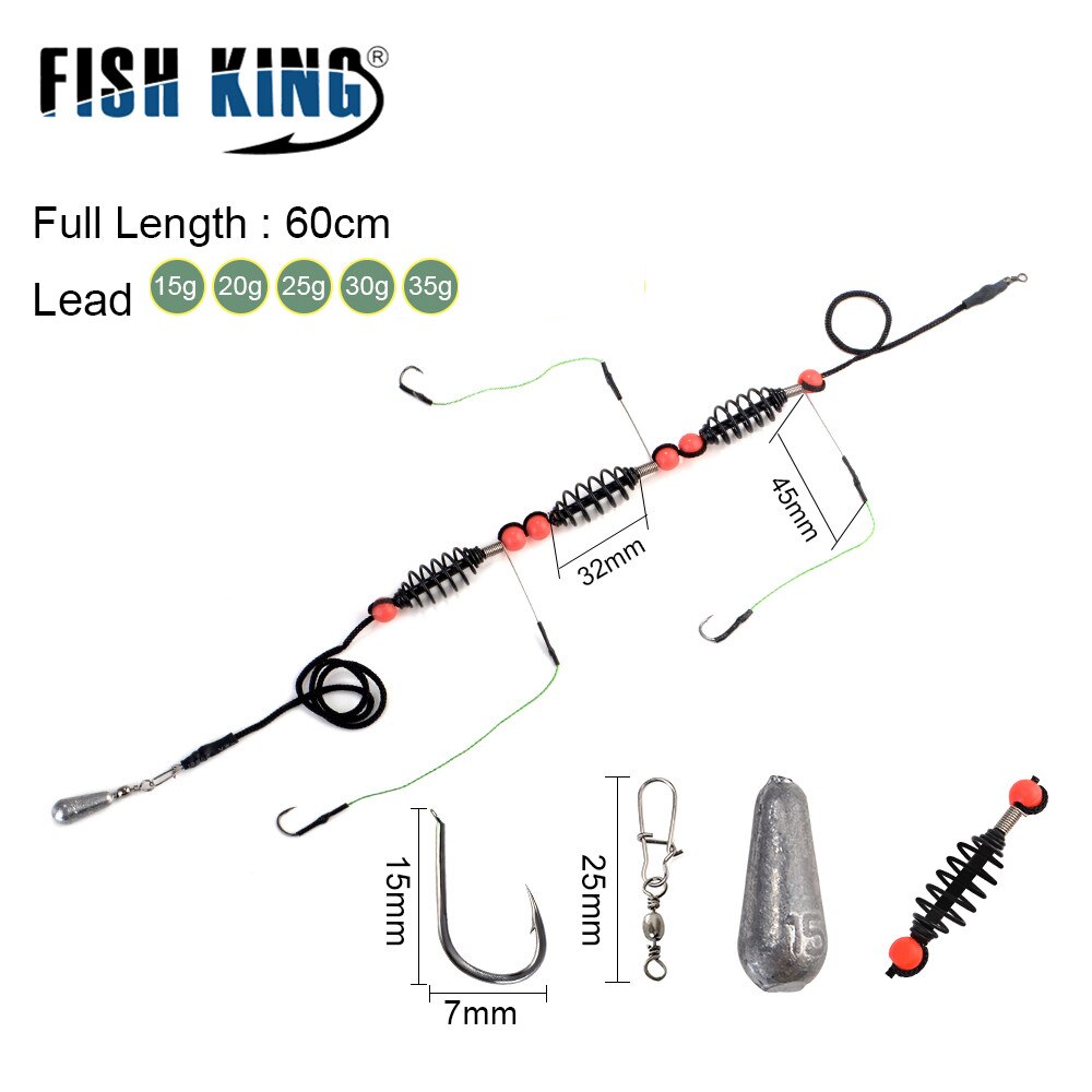 FISH KING 1PC Fishing Artificial Lure Bait Cage Fe... – Grandado