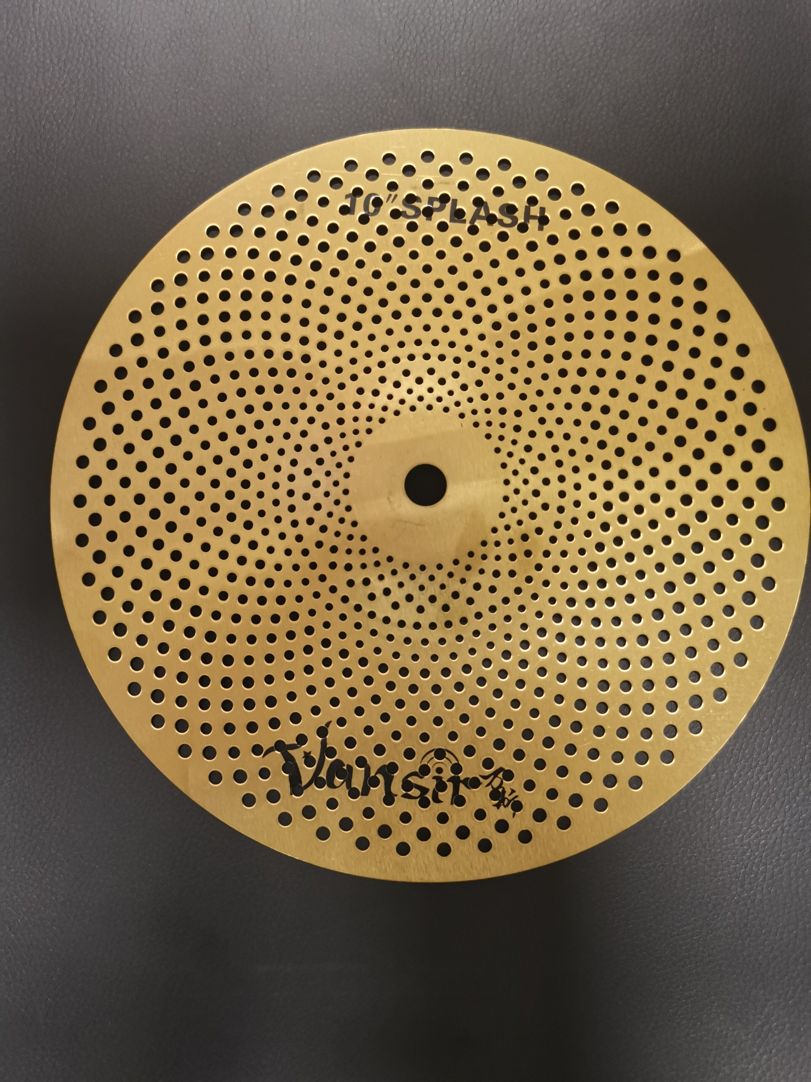 Vansir Gold Mute Cymbal 10'' Splash For – Grandado