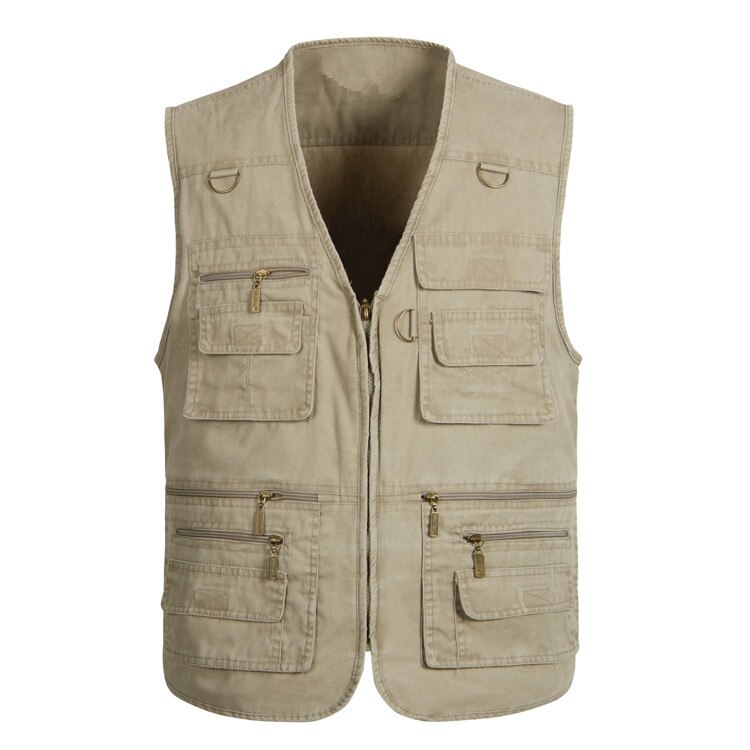 Men Work Vest Safety Clothing Multi-pockets Tool V... – Vicedeal